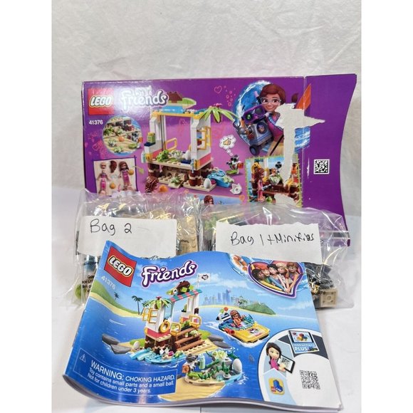 Lego | Toys | Lego Friends 4376 Turtles Rescue Mission Complete Opened ...